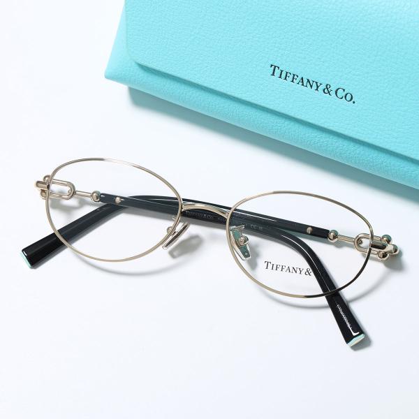 Tiffany&amp;Co. ティファニー メガネ HardWear ハードウェア TF1176-D レディース オーバル型 メタルフレーム 細フレーム フルリム クリングスタイプ アジアンフィット 6021 めがね 眼鏡 アイウェア 伊...