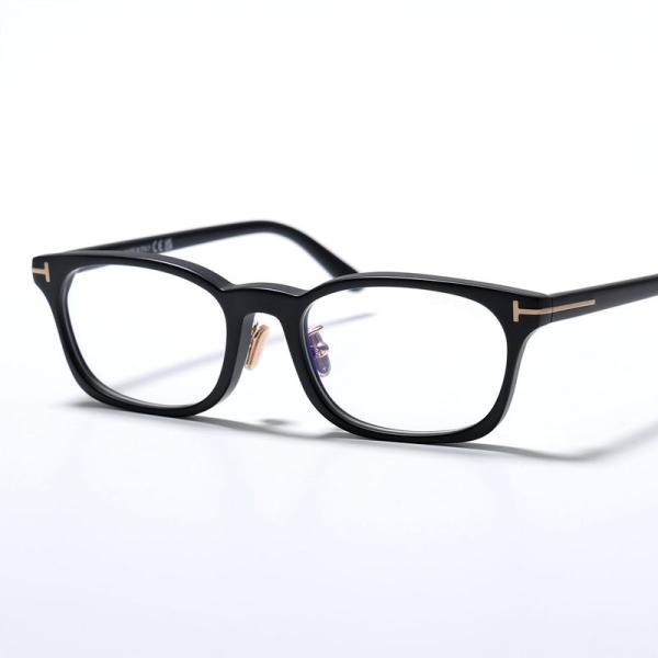 TOM FORD トムフォード メガネ TF6111-D-B FT6111-D-B メンズ スクエア型 セルフレーム フルリム クリングスタイプ ブルーライトカット アジアンフィット マット Tロゴ 002 【日本企画】 めがね 眼鏡 アイ...