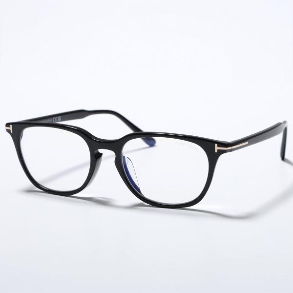 TOM FORD トムフォード メガネ TF6149-D-B FT6149-D-B メンズ レディース ウェリントン型 ブルーライトカット セルフレーム フルリム アジアンフィット【日本企画】001 レンズ幅 55 アイウェア 伊達メガネ ...