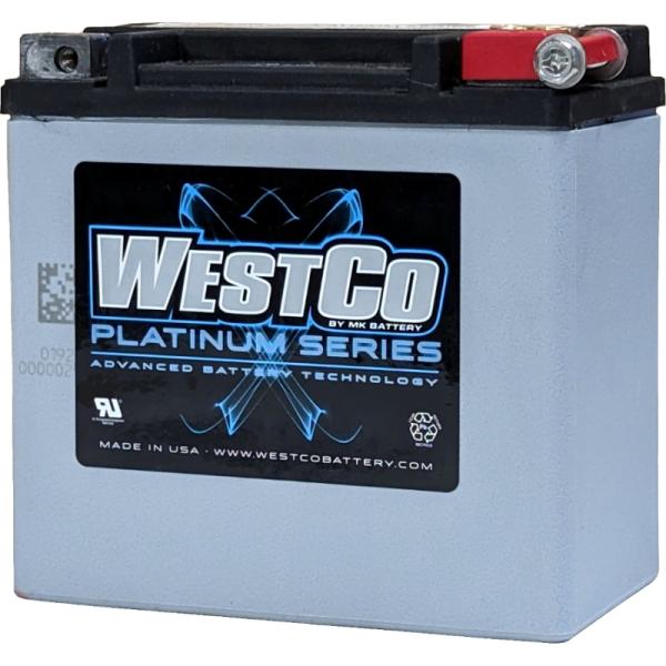 ■ブランド：WESTCO(ウエストコ)■品番：WCP14L■JAN：4550255561543■商品名：WESTCO ウエストコ バッテリー Platinum 12V/12Ah 220CCA HARLEY-DAVIDSON