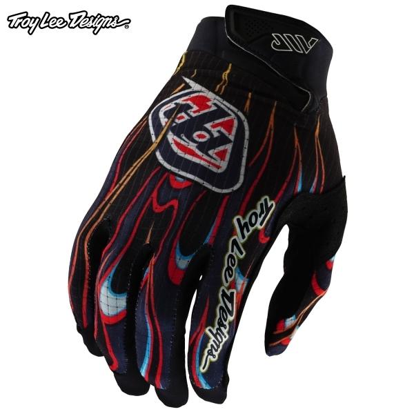 ■ブランド：Troy Lee Designs(トロイリーデザインズ)■販売元：RS TAICHI■メーカー品番：TDT086BK11L■商品名：エアー グローブ カラー:TORCHED BLACK/RED サイズ:L