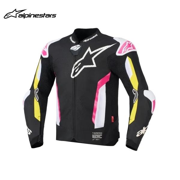 ■ブランド：alpinestars(アルパインスターズ)■販売元：岡田商事 株式会社■JAN：8054866027826■商品名：T-SUPERTECH AIR JACKET ASIA カラー:BLACK PINK YELLOW サイズ:L