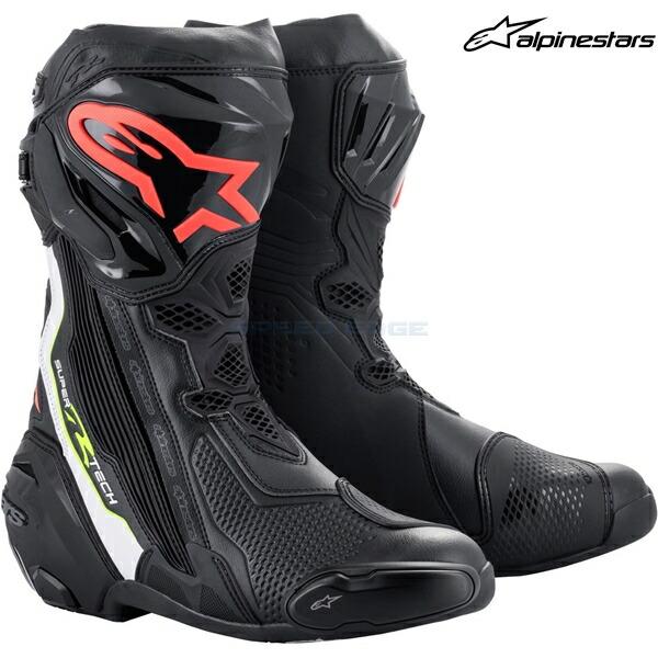 ■ブランド：alpinestars(アルパインスターズ)■販売元：岡田商事 株式会社■品番：2220021■商品名：ブーツ SUPERTECH-R BOOT カラー:BLACK WHITE RED FLUO YELLOW FLUO(1236...
