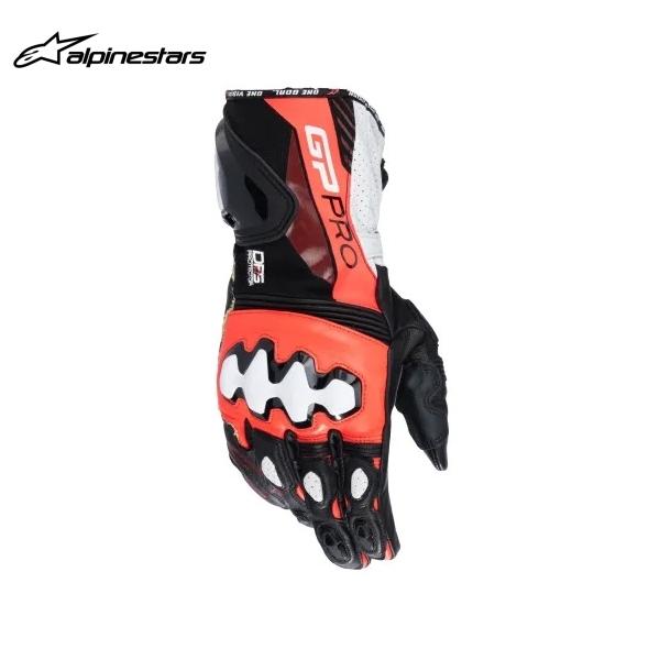 ■ブランド：alpinestars(アルパインスターズ)■販売元：岡田商事 株式会社■商品名：GP PRO R4 GLOVE カラー:BLACK RED FLUO WHITE(1321) サイズ:M
