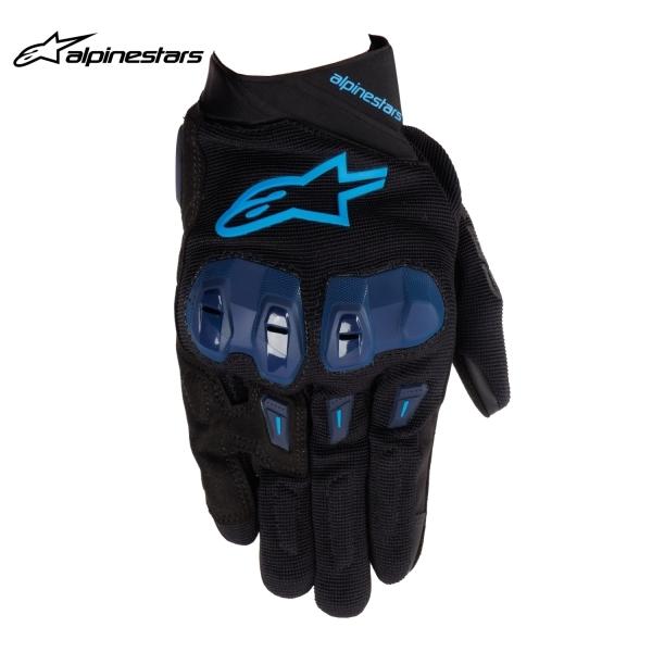 ■ブランド：alpinestars(アルパインスターズ)■販売元：岡田商事 株式会社■商品名：SP X 1 GLOVE カラー:BLACK BLITHE BLUE(1497) サイズ:S