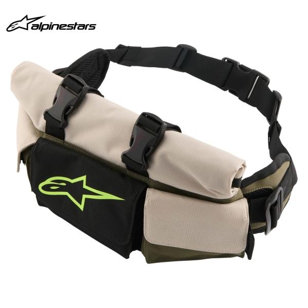 ■ブランド：alpinestars(アルパインスターズ)■販売元：岡田商事 株式会社■商品名：KANGA v2 WATERPROOF WAIST BAG カラー:PALE BROWN MILITARY GREEN