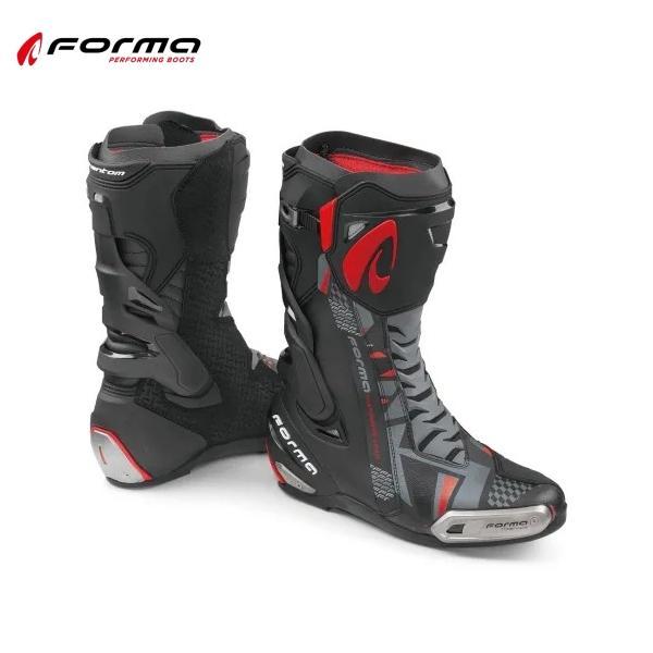 ■ブランド：FORMA(フォーマ)■販売元：岡田商事 株式会社■商品名：FORMA フォーマ ブーツ PHANTOM カラー:BLACK GREY RED サイズ:39/25.0cm