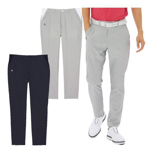 【商品説明】速乾性だけでなく、裏側のべたつき軽減機能を持つスウィングドライ・Wクロス素材のテーパードパンツ。発汗量の多い状態でも肌にまとわりつきにくい、裏側を点接触組織で仕上げた特殊ドライ素材を使用。【素材】本体：プリンテッドスイングドライ...