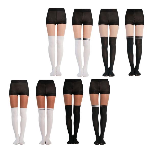 1枚で「ぺチパンツ、ストッキング、ニーソックス」の3役を担うオールインワンストッキング。UVカット率が99.9％で、最大12時間紫外線から肌を守ります。【機能】ぺチパンツ、ストッキング、ニーソックスの3役を担うオールインワンデザインUVカッ...