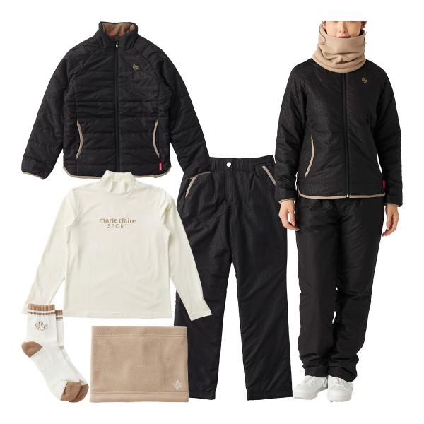 【サイズ(cm)】M:身長154-162/バスト79-87/ウエスト64-70L:身長154-162/バスト86-94/ウエスト69-77LL:身長154-162/バスト93-101/ウエスト77-85【実寸サイズ(cm)】（ブルゾン）M：...