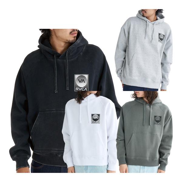 【商品説明】フロントにビッグRVCAのロゴ、バックに「BALANCE OF OPPOSITES」とクールなグラフィックをプリントしたプルオーバーフーディー。ボディには、洗濯と乾燥を繰り返したようなタフでドライな質感の素材を使用。ほどよいハリ...