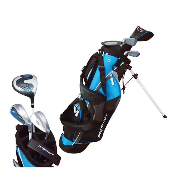 （ジュニア用）PROSTAFF JGI JUNIOR MEDIUM プロスタッフ スモール クラブセット 4本セット(177053)セット構成：Wood、Short Iron、Wedge、Putter、ヘッドカバー、キャディバッグ※SLEル...