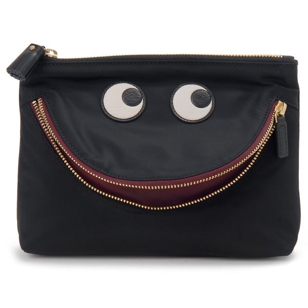 アニヤハインドマーチ ANYA HINDMARCH ポーチ レディース ブラック 5050925193559 EYES