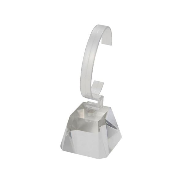 ■こちらの商品はアウトレットになります。■WATCH STAND [ウォッチスタンド]■クリアタイプなので時計のデザインを邪魔せず、ディスプレイにピッタリです。■C型 / Cリング■カラー：クリア■素材：プラスチック、台部分はアクリル■サイ...