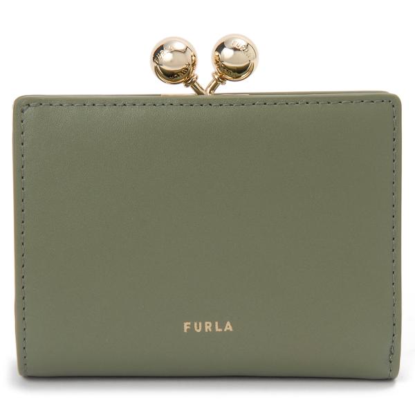 フルラ FURLA 二つ折り財布 レディース グリーン WP00541 BX3 4555 DOTS ドッツ