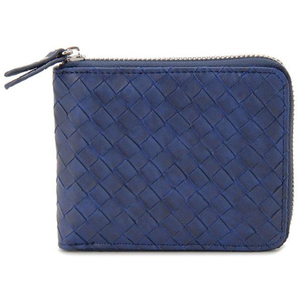 ■ブランド：monte SPIGA [モンテスピガ]■カテゴリ：二つ折り財布、メンズ■カラー：ネイビー■素材：合成皮革(メッシュ型押し)■サイズ：高さ9.5cm×横幅12.5cm×奥行き2cm■開閉ファスナー■札入れ×2、カード入れ×4、オ...