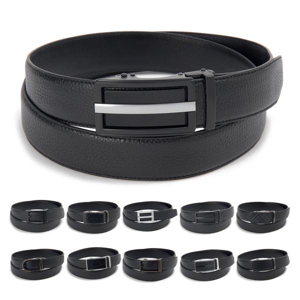 monte SPIGA モンテスピガ ベルト メンズ MOSSMPB0 ノンスリップベルト 本革 表裏牛革 オートロック ワンタッチ