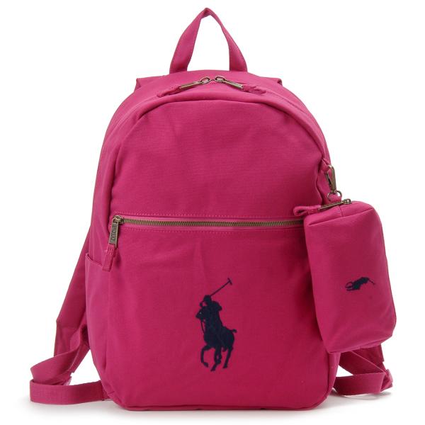POLO RALPH LAUREN ポロ ラルフローレン リュック レディース メンズ ピンク 9AR071 AFX CHILDREN