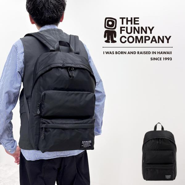 ザ・ファニーカンパニー THE FUNNY COMPANY マットナイロン リュック バックパック メンズ レディース ブラック TFC-M028-001