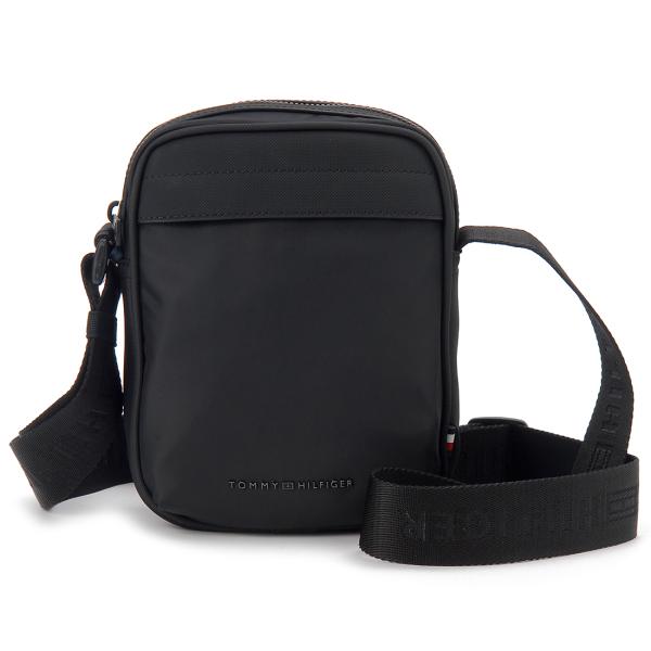 TOMMY HILFIGER トミーヒルフィガー ショルダーバッグ メンズ レディース ブラック AM0AM13185BDS REPREVE MINI REPO