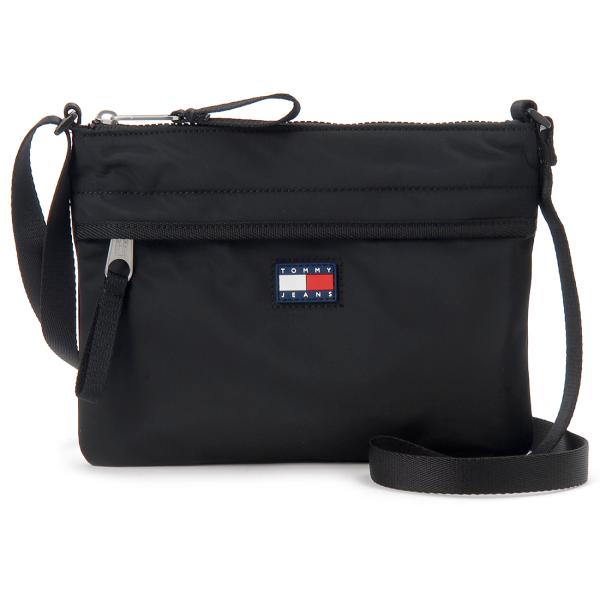TOMMY JEANS トミージーンズ ショルダーバッグ メンズ レディース ブラック AM0AM13558BDS URBAN SACOCHE