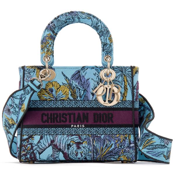 訳あり シミあり Dior ディオール ハンドバッグ レディース M0565OEUP M259 LADY D-LITE MEDIUM