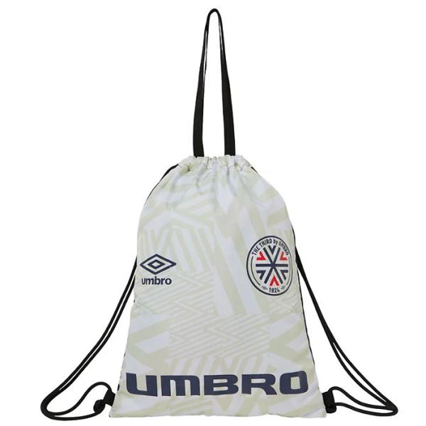 【メーカー】UMBRO（アンブロ）【カテゴリー】サッカ−【分類】バッグ【商品説明】アンブロ独自のプリント柄を使用した2WAYナップサック。【カラー・仕様・サイズ】カラー：WH（ホワイト）素材：ポリエステル100%サイズ：約35cm×48cm...