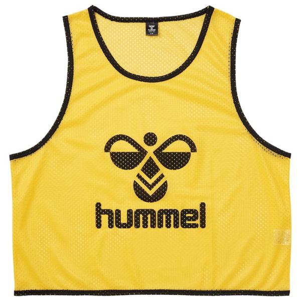【メーカー】ヒュンメル（hummel）【カテゴリー】サッカー【分類】ウェアアクセサリー【商品説明】耐久性がアップし、着丈を短くすることで無駄なバタつきを抑えたビブス。番号無し。【カラー・仕様・サイズ】カラー：30（イエロー）素材：ポリエステ...