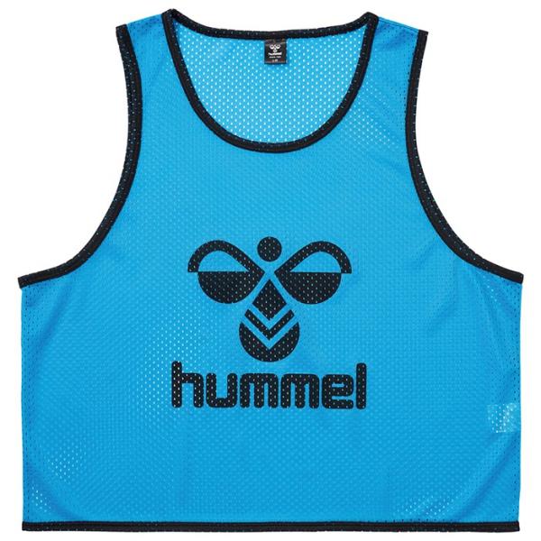 【メーカー】ヒュンメル（hummel）【カテゴリー】サッカー【分類】ウェアアクセサリー【商品説明】耐久性がアップし、着丈を短くすることで無駄なバタつきを抑えたビブス。番号無し。【カラー・仕様・サイズ】カラー：62（ターコイズ）素材：ポリエス...