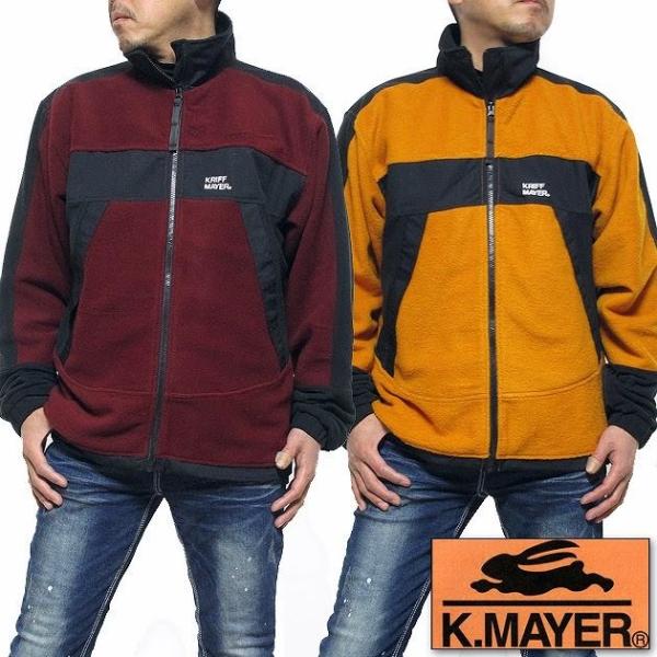 クリフメイヤー新作マウンテンフリースジャケット！アウトドアテイストあふれるスタンドネックフリースジャケットです。リップストップ生地との異素材切替が特徴的なデザイン。メッシュ素材の裏地付きなので重ね着もしやすく、気軽に着まわせます。裾口はドロ...