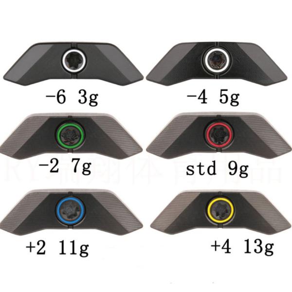 最新タイトリスト TSR2 ドライバー FWに対応ウェイト TSR4 ドライバー対応ウェイト シュアフィット(SURE FIT)ウエイト 3g5g7g9g11g13g