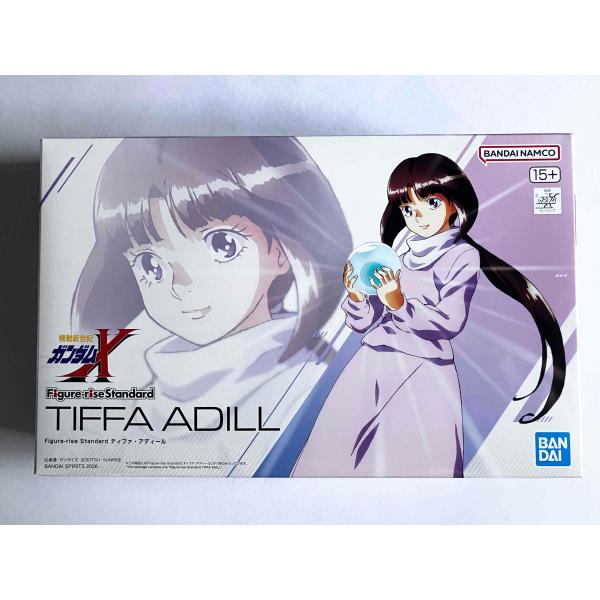 『機動新世紀ガンダムX』に登場する「ティファ・アディール」がFigure-rise Standardで商品化！■表情パーツはタンポ印刷を施した2種が付属。■劇中イメージを再現できる椅子と脚部パーツが付属。■D.O.M.E、Gコントローラー、...