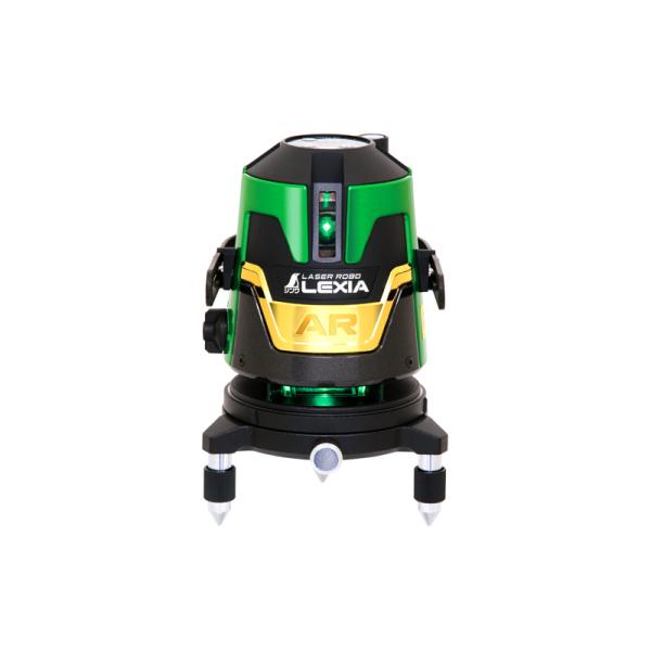 ●横全周+縦ライン4本のフルラインタイプ●視覚的に見やすい緑色のレーザーを採用しています。●1つの光源で360°照射することで、本体を回す必要がなく作業効率が大幅にアップします。【光の強さ3段階切替機能付】●モード（強）は従来の約2倍の明る...