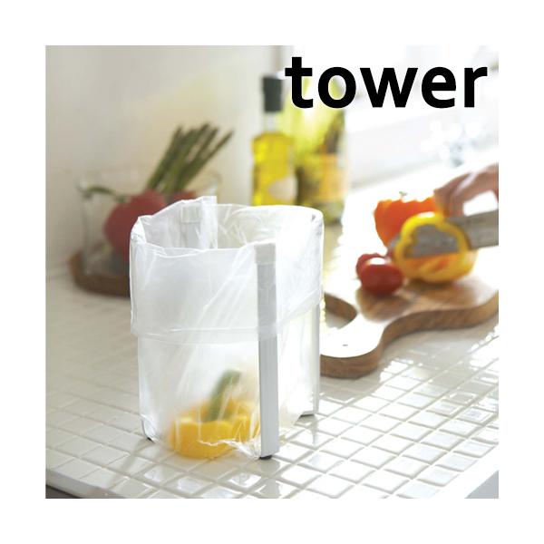 ポリ袋を掛けて調理中にでる野菜クズや資源ごみをその場で捨てるのに便利な簡易ゴミ箱です。使わないときは折り畳んでスリムに収納できます。■材質　本体:スチール、滑り止め:シリコン樹脂■サイズ　使用時：約12×9.5×16.5cm収納時：約14....