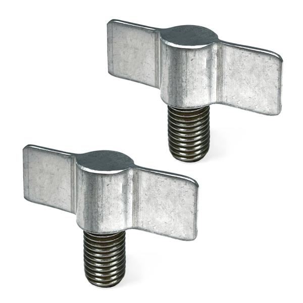 安心・安全のアルマックス製！軽量で扱いやすく、強度のあるアルミ・ステンレス製の蝶ボルトです。蝶々の羽のような独特の頭部形状を持ち、工具を使わずに手での締め付けが容易です。特に、パイプの調節や稼動部、躯体部分といった強度を要求される箇所に最適...