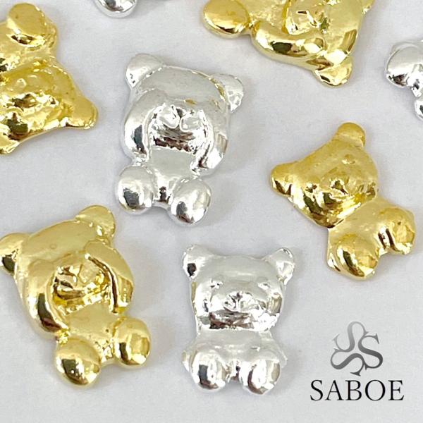 可愛いテディベアパーツピアスやアクセサリーの制作にも！ハンドメイド　ピアス　イヤリングハンドメイドアクセサリー、ジェルネイル、ピアスなどにも。＝＝＝＝＝＝＝＝＝＝＝＝＝注意事項＝＝＝＝＝＝＝＝＝＝＝＝＝＝＝＝＝＝★お使いのブラウザや、画面設...