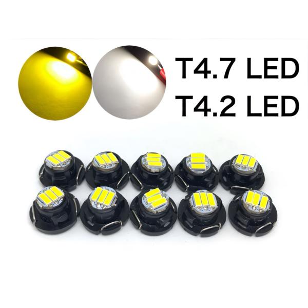 ■ 商品説明 ■メーター球 T4.2/T4.7 led ■メーターランプ・エアコンパネルランプ・シガーライターランプ・灰皿内照明などのコックピットパネル部分に使用されている小さな台座一体型の電球と交換して使用するLED球です。■バルブ形状：...