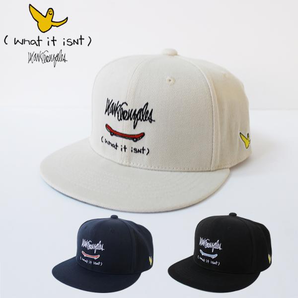 ■商品詳細（What it isNt）ART BY MARKGONZALES / (ワットイットイズント) アートバイ マークゴンザレス ） 刺繍 ローキャップ■サイズ(cm)高さ12cm　頭周り55.5〜56cm　つば7cm■カラーOFF...