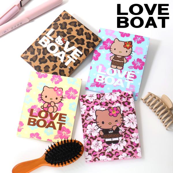 LOVEBOAT × HELLO KITTY のコラボレーションから、持ち歩きたくなるミラーシリーズが登場。ハイビスカス柄やレオパード柄など、LOVEBOATらしいポップで遊び心のあるデザインに、キティのキュートな魅力をプラスしました。バッ...