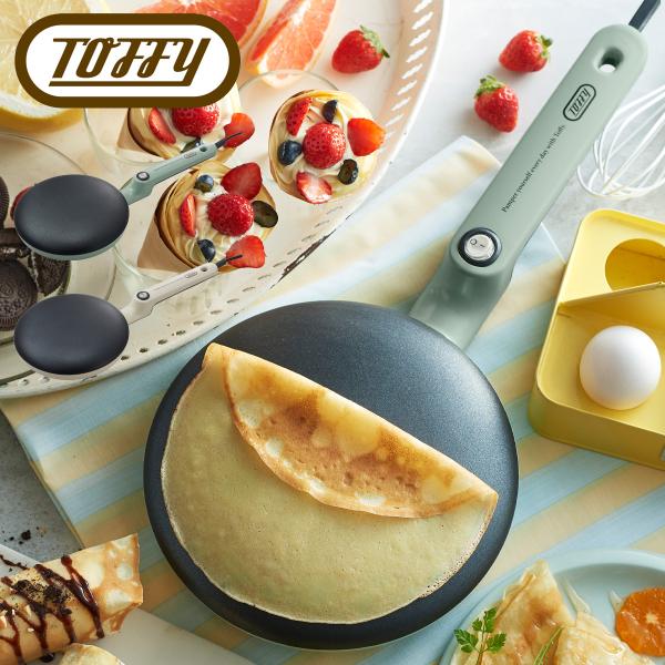 本格的なクレープが簡単にご家庭で楽しめます♪定番のスイーツメニューから、軽食にぴったりな食事系まで、アレンジ次第でバリエーションは無限大。■サイズ：約W42×H6.5×D20cm重量：約820g電源コード長さ：約140cm■カラー：PALE...