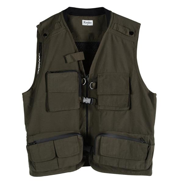 必要な機材をポケットに入れて、身軽に撮影できる撮影用のカメラマンベスト。12個のポケットを備えており、かさばりがちなフィルターやリモコンなどの撮影用の小物を入れておくことができます。 背面は通常とメッシュ地の2パターンに変えられ、季節を問わ...