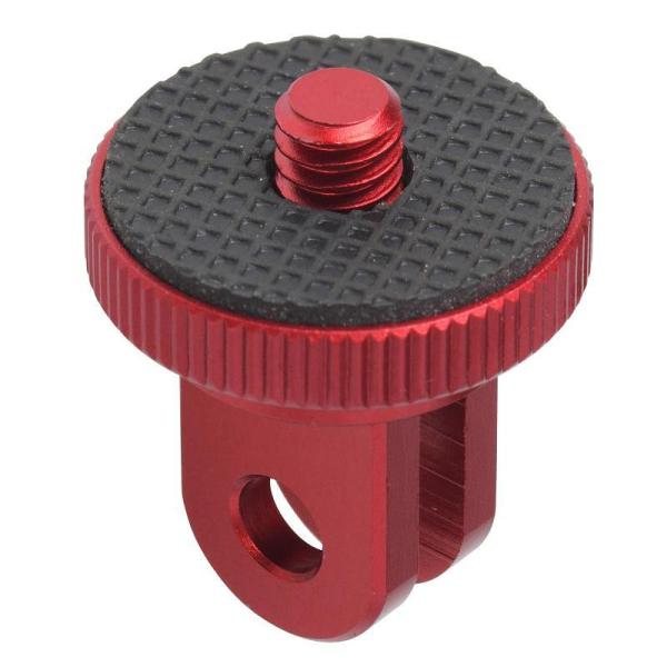 GoProマウントの先端部を三脚ネジに変換するアダプター。GoProマウントに様々なアクションカムやカメラアクセサリーを取り付けることができます。※動きを伴う条件では、装着した機材が外れないよう十分な安全対策の下でご使用くださいリングサイズ...