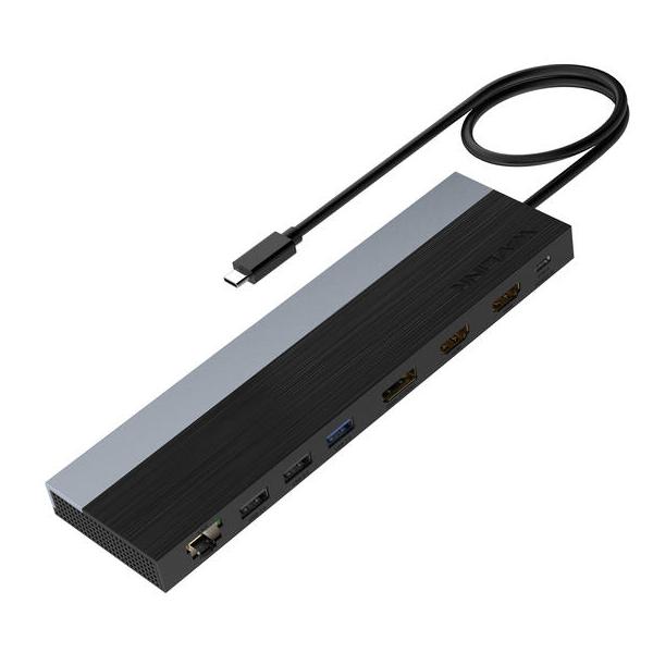 インタフェース：1x USB-C ホスト、一体型ケーブル 50cmHDMI 2.0 x 2ディスプレイポート 1.4 x 11x USB-CはPD 100W INをサポート2x USB-A 5Gbps2x USB-A 480Mbpsギガビッ...