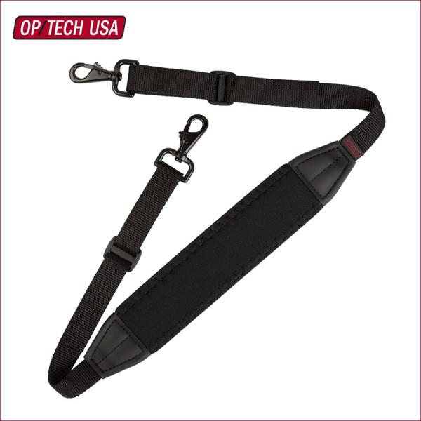 OP/TECH社 "Saves On Shoulders" Strapです。荷重によって伸縮するネオプレーン素材を二重に使用し、重量による肩への負担を軽減します。フックは金属製が装備されており、重量のある ビジネスバッグやガーメントケースな...