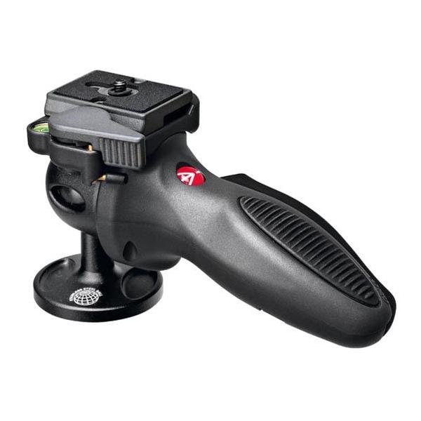 グリップを握ったり放したりすることでカメラの向きを動かしたり止めたりできるユニークな雲台です。