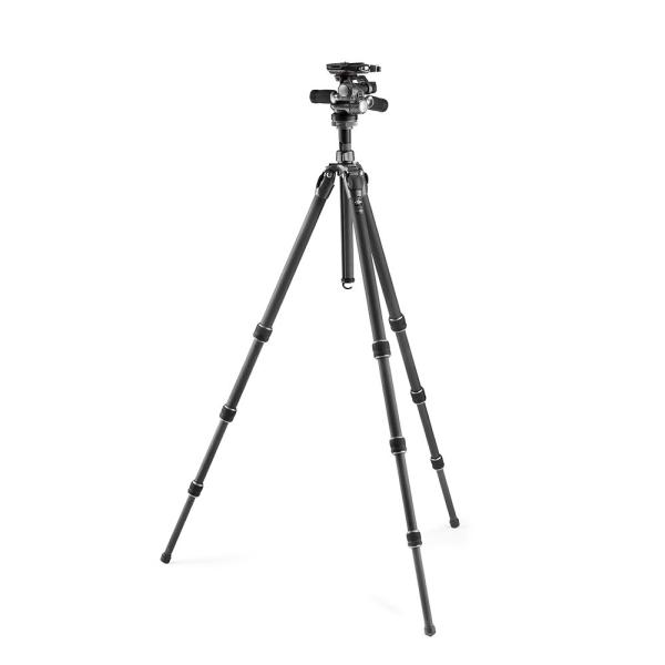 【発売日：2019年12月20日】カーボン製脚径：29.0mm　4段全伸高：177cm伸高：149cm最低高：26.6cm格納高：67.6cm自重：2.64kg最大耐荷重：13kgサイドティルト +90° / -30°縦位置ティルト +90...