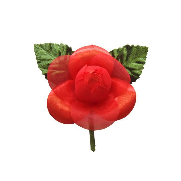 ● 商品名／ニューソフトローズ小・レッド● サイズ／花径4.5センチ卒園式、入園式、入学式、卒業式の良き日に。おめでとうと共に。ピン、バッヂ、徽章・記章はイベント、セレモニーに。記念・周年パーティー、オープン・式典、セレモニー、学校行事（卒...