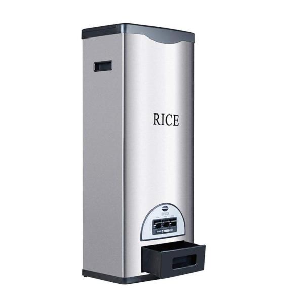 米びつ ライスバレルグレインボックス食品容器防虫防湿シールライスシリンダー家庭用貯蔵ライスボックス30kgステンレススチールスマートライスバレルヌードルバ。カメラのレンズや表示画面の特性により、色味に多少の違いが生じる場合があります。また、...