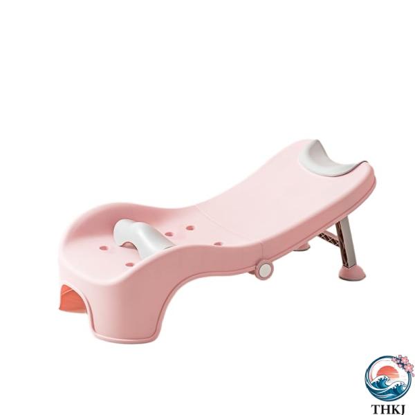 商品の説明                                                【商品名】子供用シャンプーチェア 折りたたみ式ベビーシャンプーベッド 耐荷重80 kg●折りたたんで持ち運びができ いつでもどこでも髪...