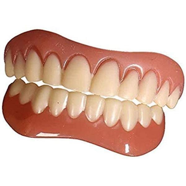 入れ歯 つけ歯 上下歯 第4世代のアップグレード インスタントスマイル 単品 おもちゃ歯のベニア シリカゲル 口腔衛生ツール 歯科材料 歯の